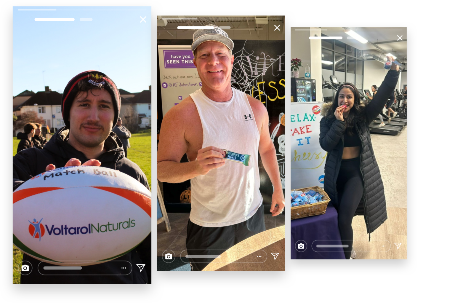 Gym Sampling - captivate active, health conscious consumers