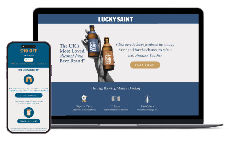 Campaign Microsite - Ultra Targeted Sampling Messaging